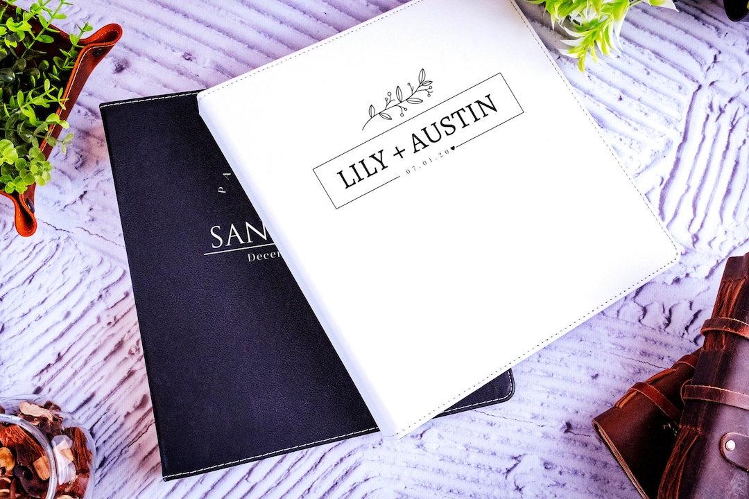 Personalized Wedding Binder, Wedding Memory Gift Binder, Leather Binder ...