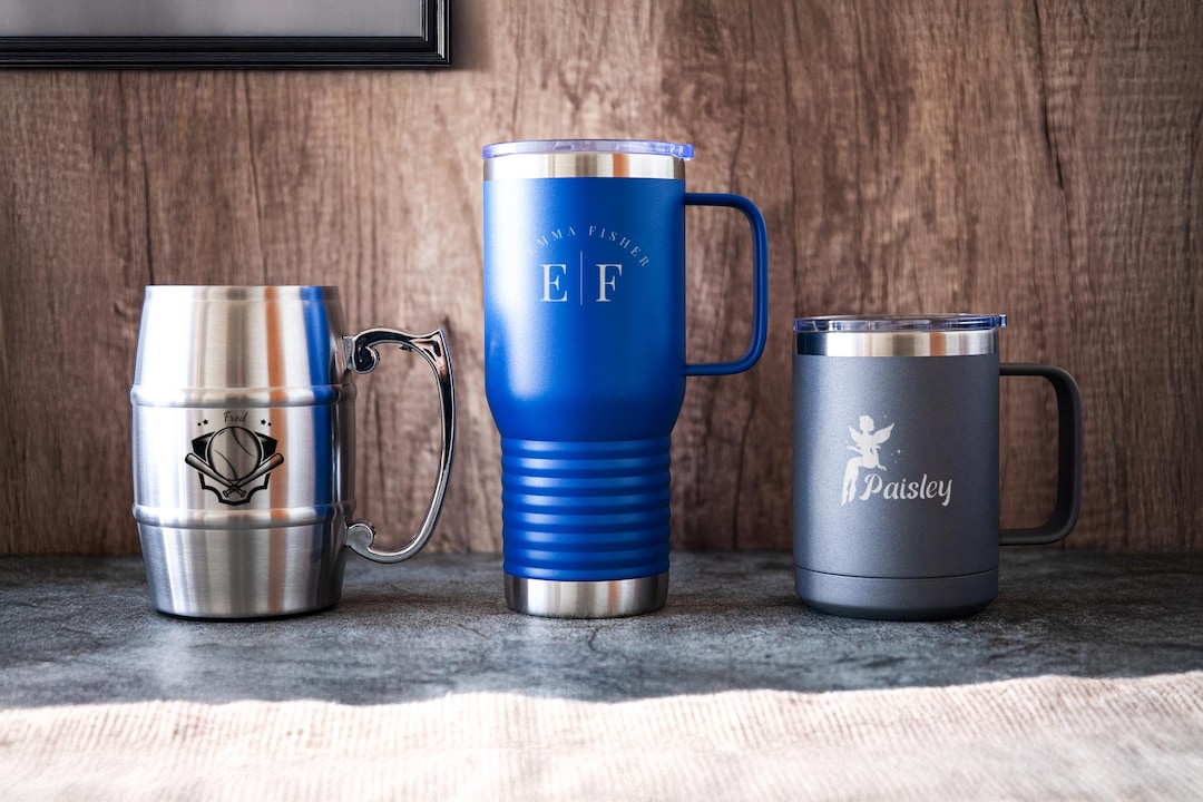 Customized Steel Office Mug, Custom Ceramic Travel Cup, Insulated ...