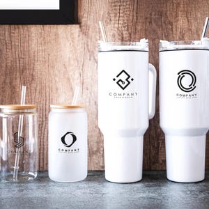 Promotional Frosted Beverage Cup, 40oz Steel Tumbler, Company Gift for ...