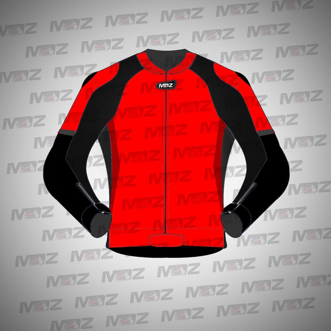 Premium Leather Motorcycle Racing Jacket Free Customisation , CE Marked ...