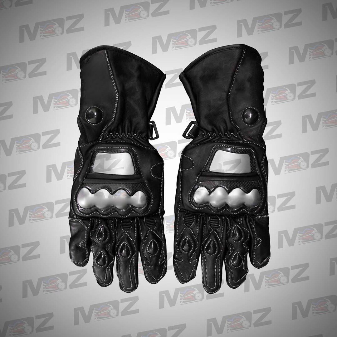 Leather Motorcycle Racing Gloves, Motorbike Gloves, Biker Gear, Racing ...