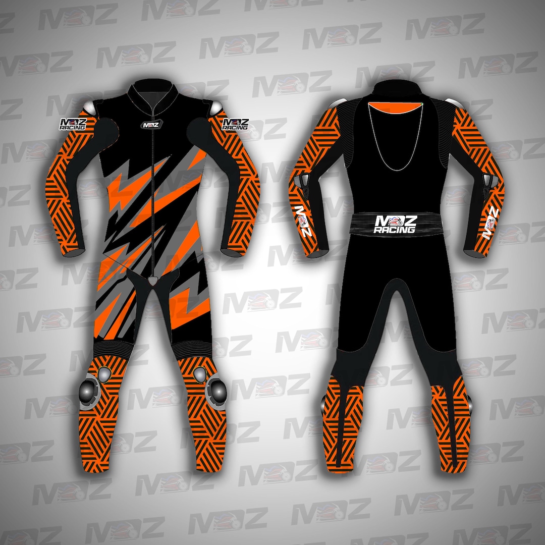 Premium Leather Motorcycle Racing Suit Free Customisation , CE Marked ...