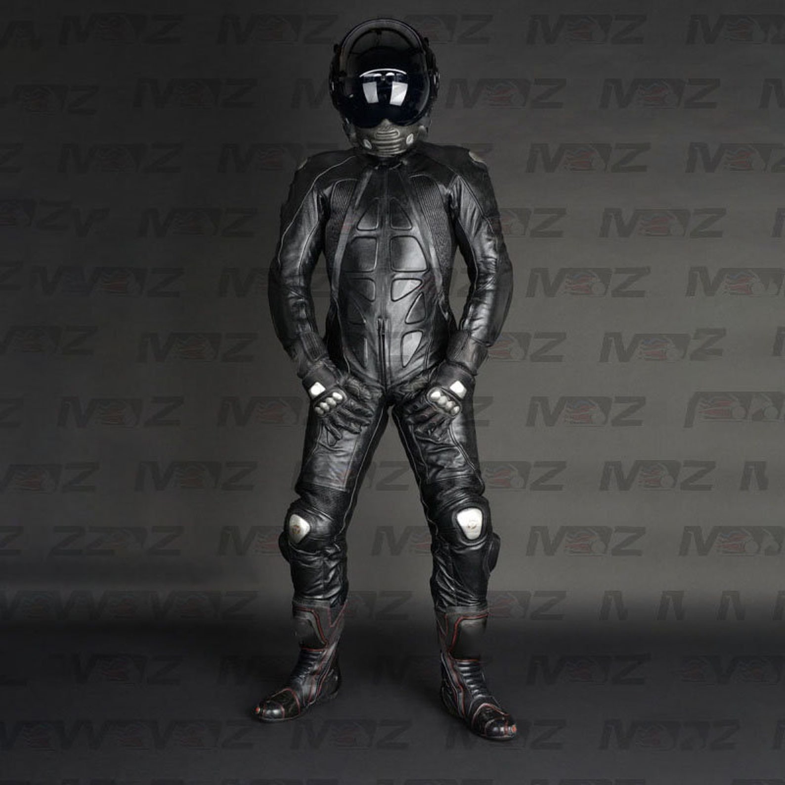 Black Leather Racing Suit, Motorbike Gear, Rider Outfit, Motorcycle ...