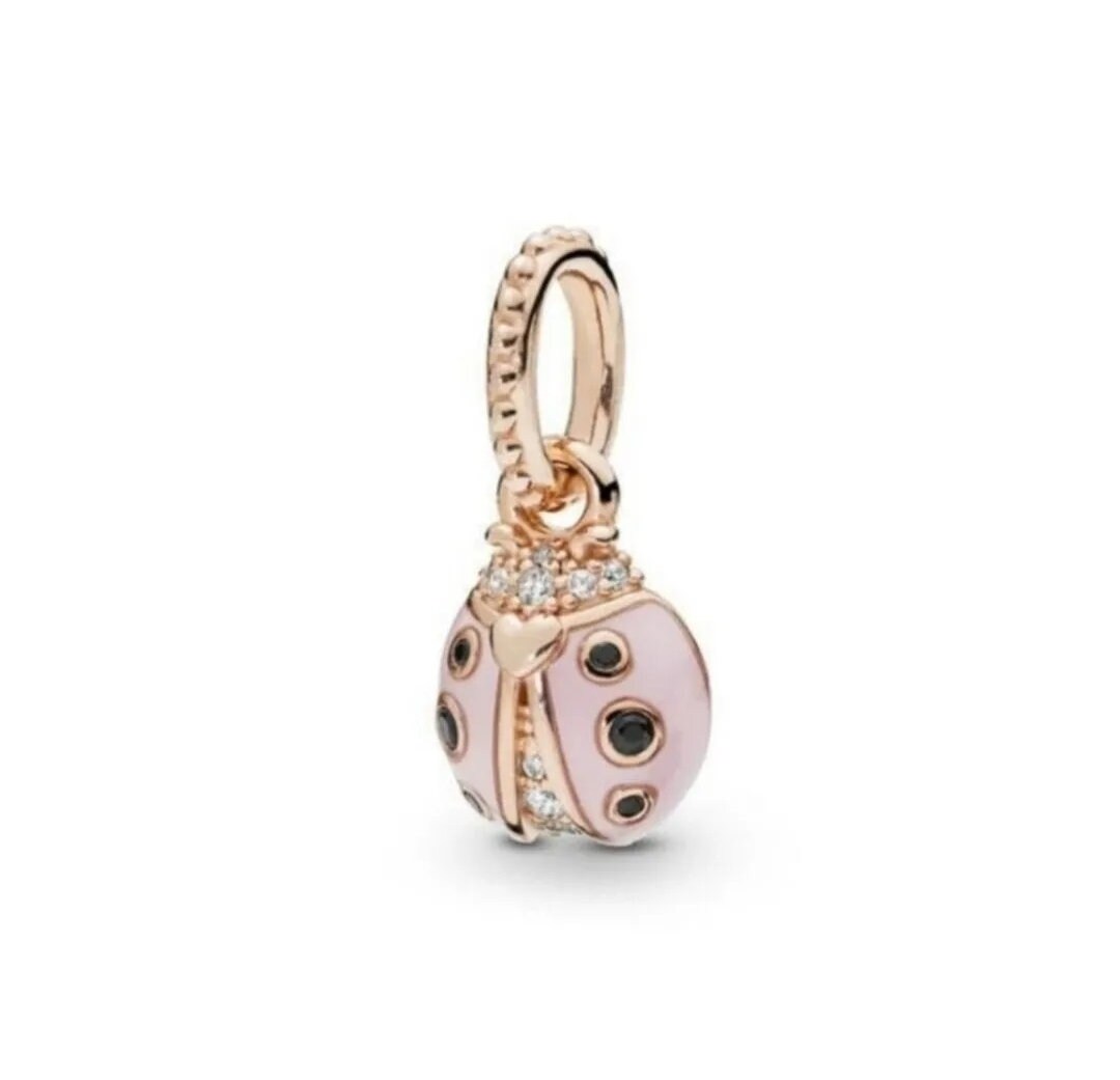 New Pandora Pink Ladybird Charm - Etsy Australia