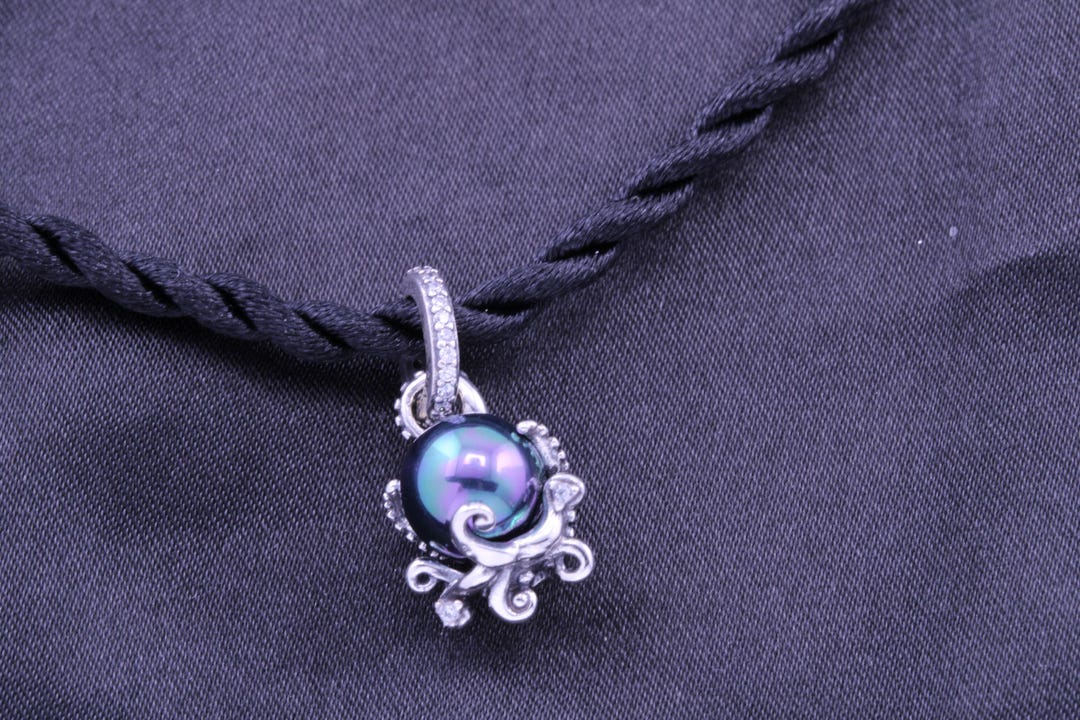 NEW Pandora the Little Mermaid Ursula Dangle Charm W/ Threaded Rope ...