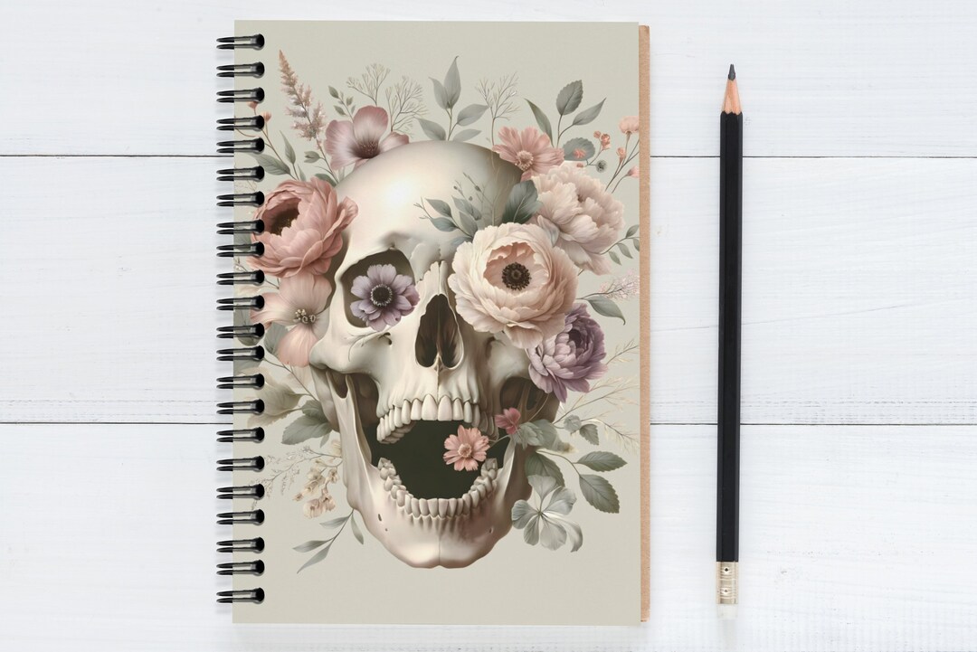 Cranio Spiral Notebook, Skull Notebook, Spiral Notebook, Gift for Mom ...