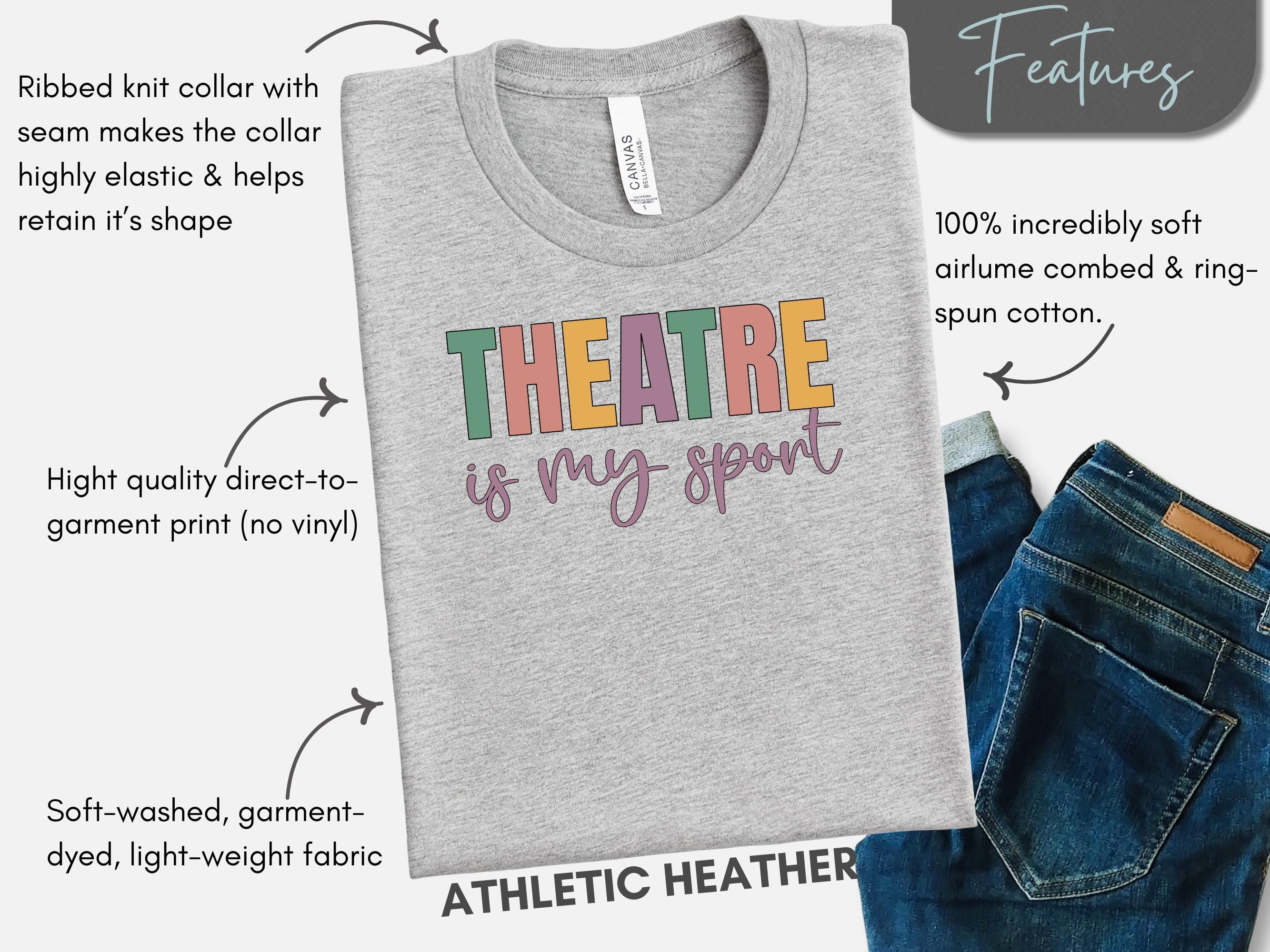 Funny Theatrical Shirt for Theatre Student, Actor Gift for Drama ...