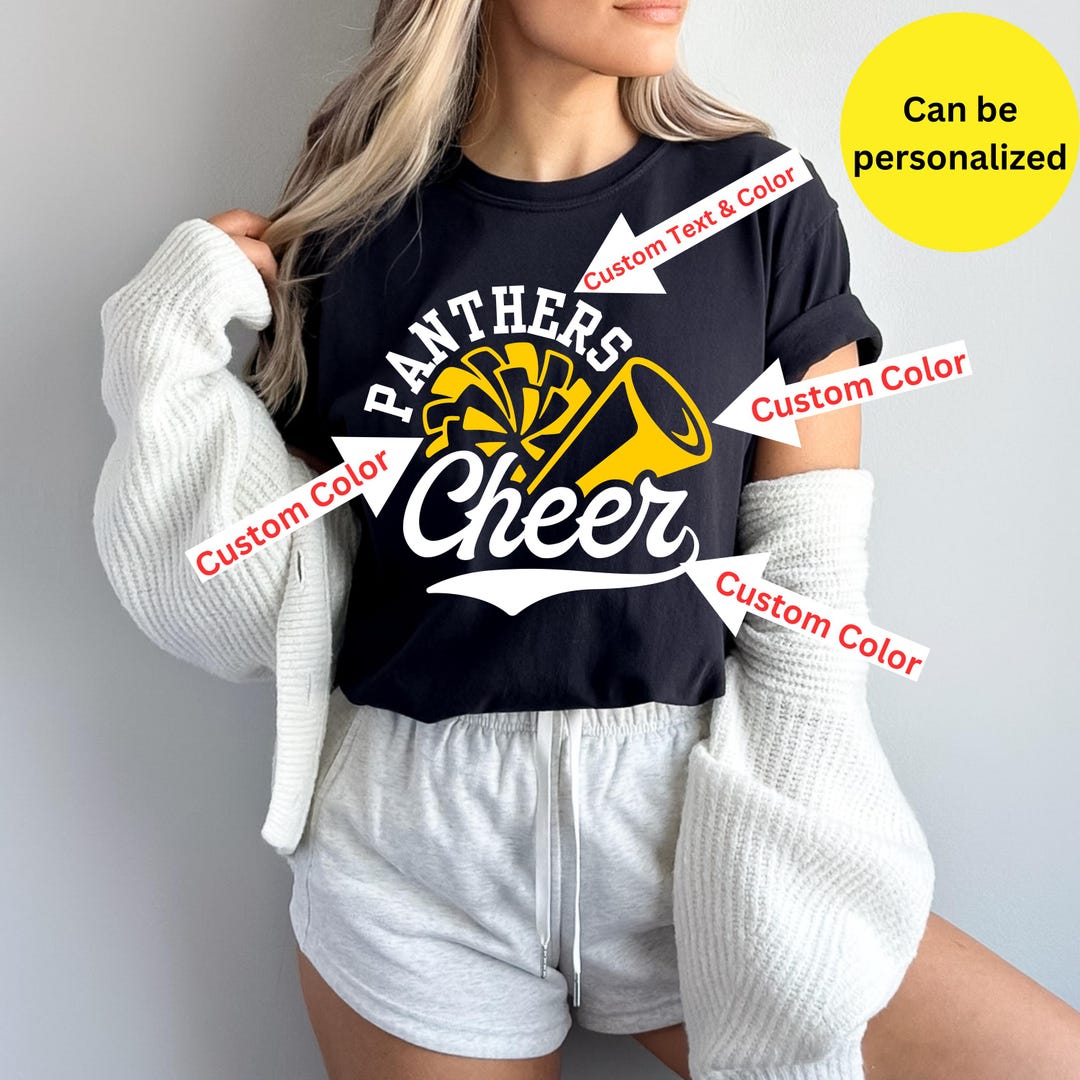 Custom Cheer Design Svg, Png, Cheerleader, Cheerleading Shirt ...