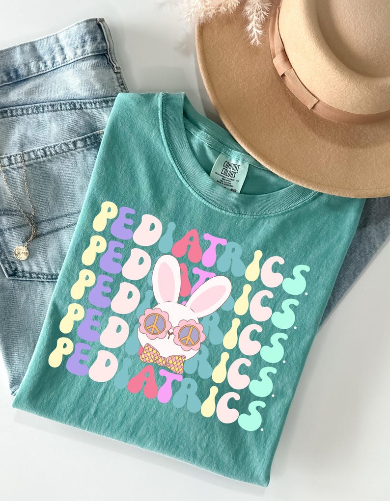Pediatrics Easter Png Digital File, Pediatric Easter Png, Easter Bunny ...