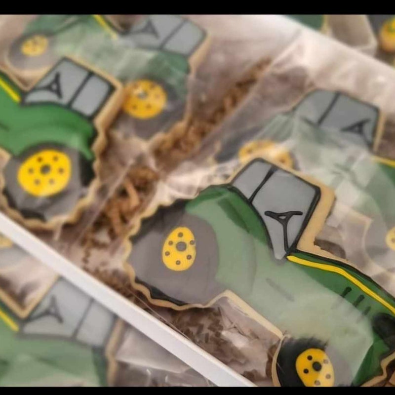 Tractor Cookies - Etsy