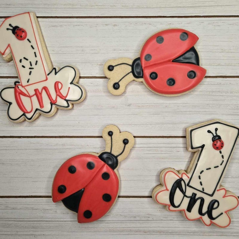 Ladybug Cookies - Etsy