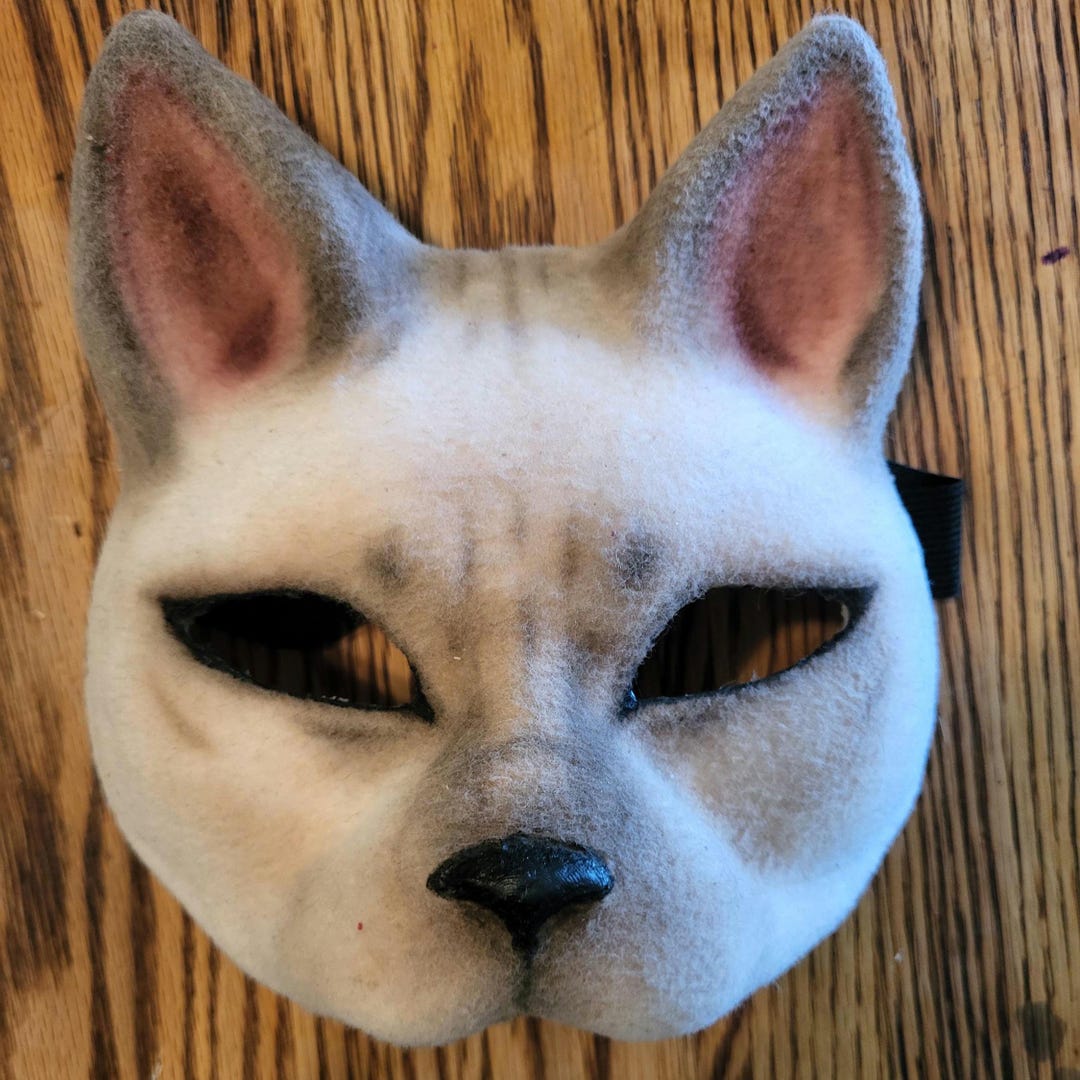 Siamese Cat Inspired Therian Cat Mask - Etsy