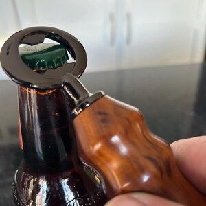 Bottle Opener - Hand Turned Cocobolo Wood - Gift for Beer Lover ...