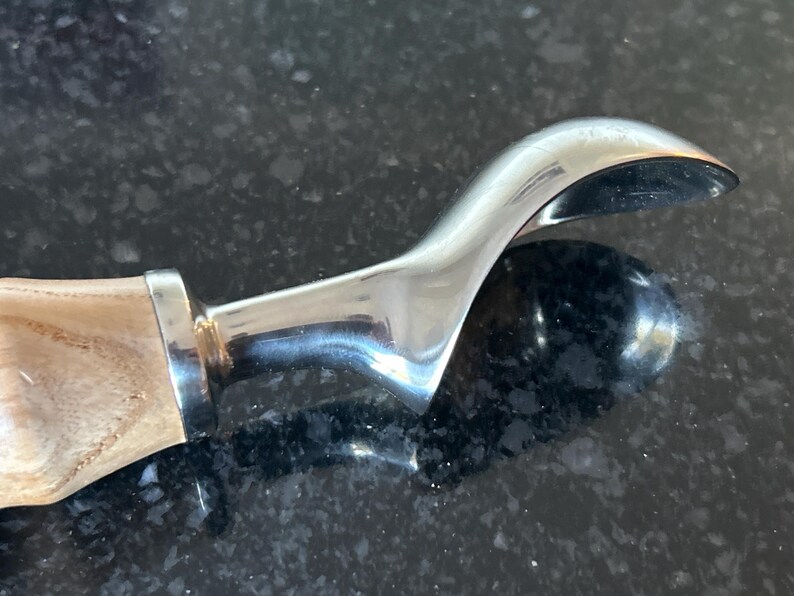 Ice Cream Scoop - Hand Turned Ash Handle - Gift for Foodie, Birthday ...