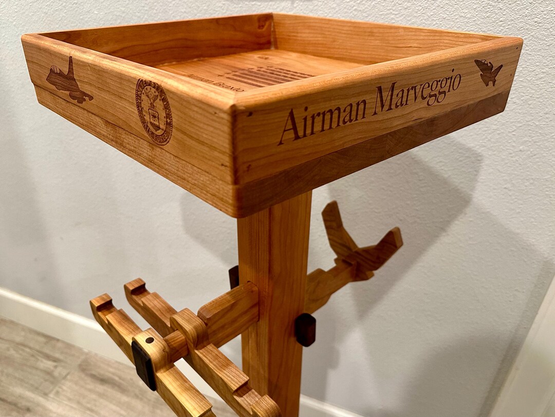 Elite Wooden Tactical Military and Police Gear Stand | Custom ...