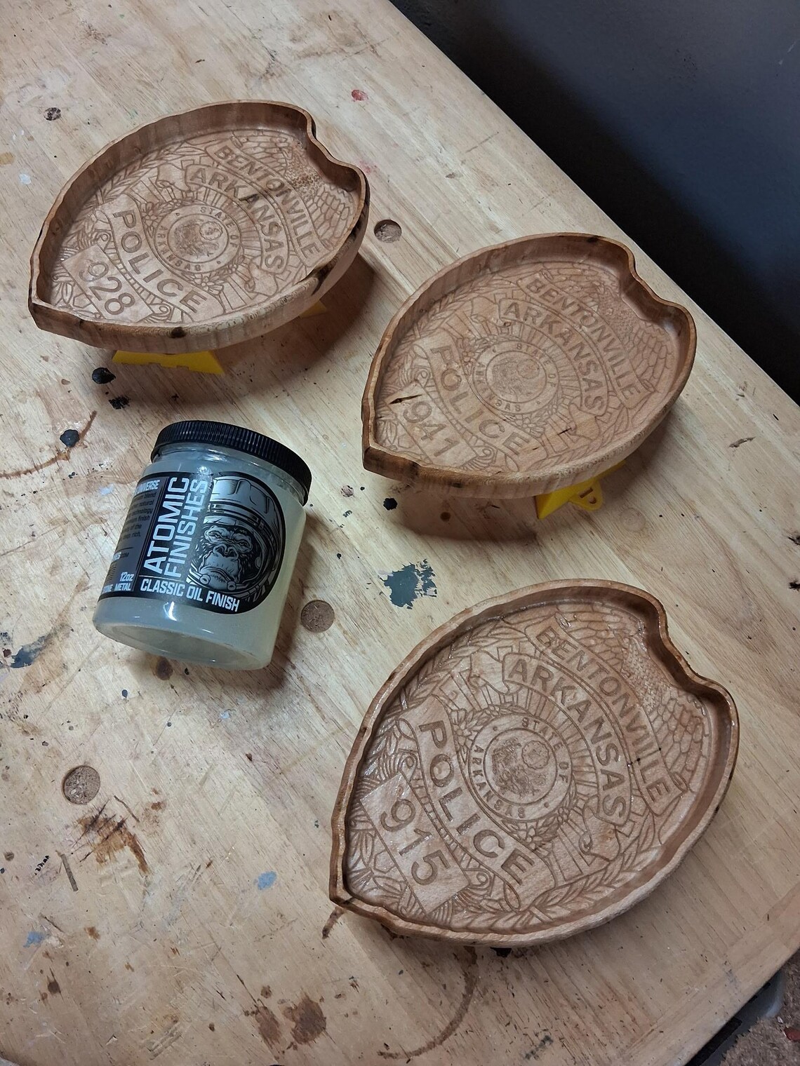 CNC and Laser Police Badge Catch All Tray Files for Carbide Create and ...