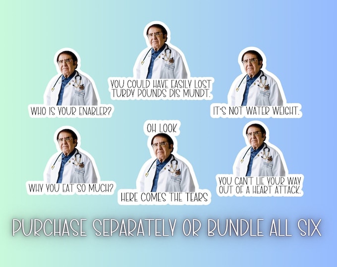 Dr Nowzaradan Stickers, Dr Now, Scale Doesn't Lie , Funny DR Nov ...