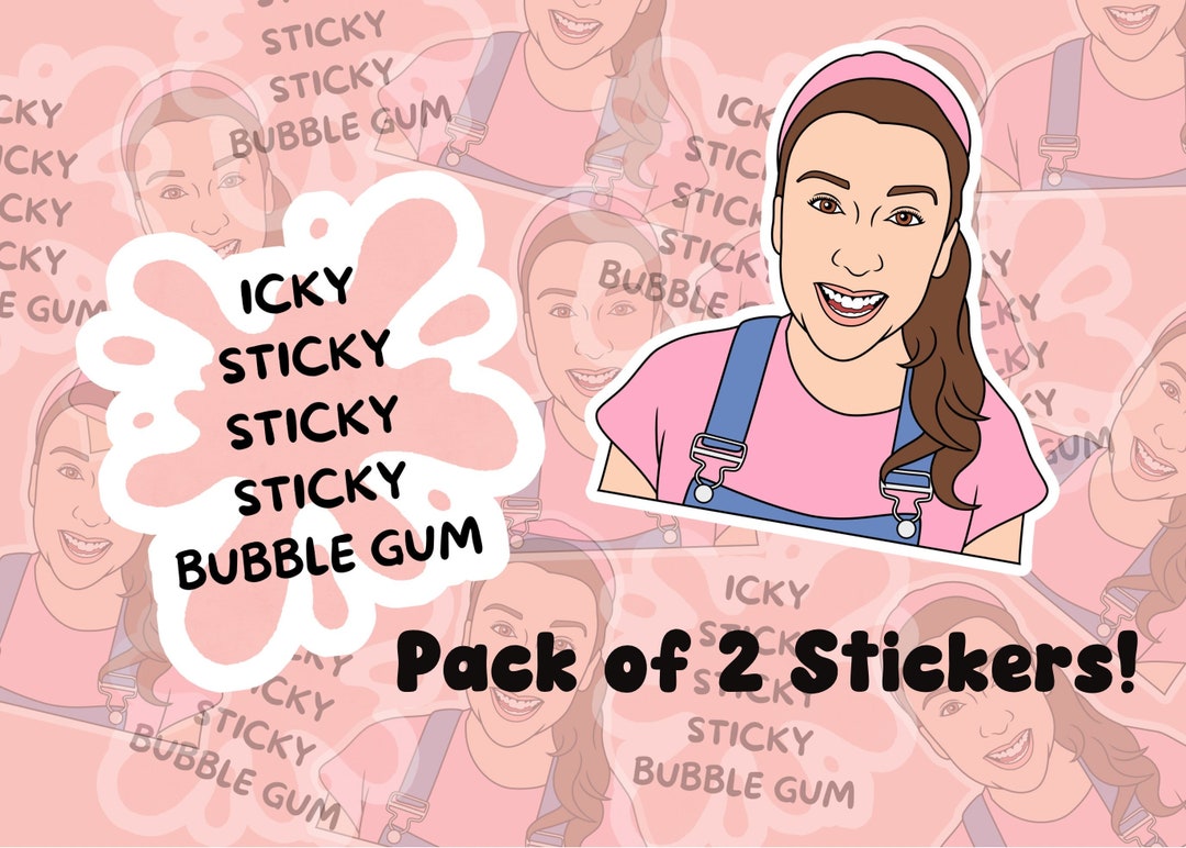 Ms Rachel Stickers Set of 2 Mrs Rachel Stickers Kids Stickers Birthday ...