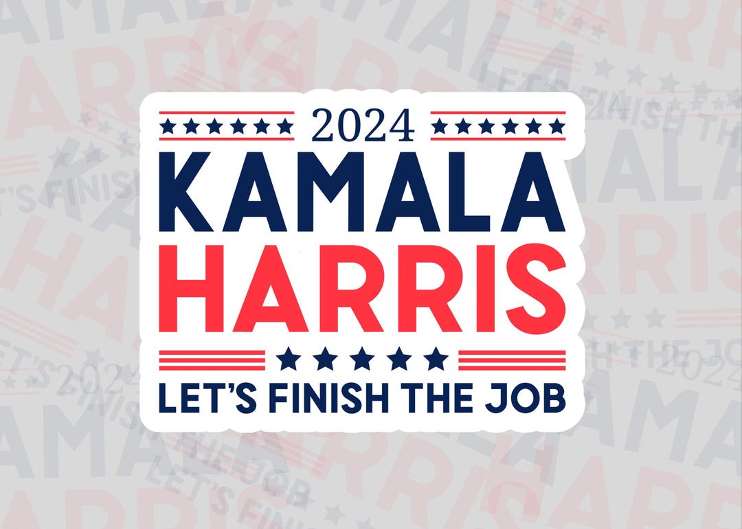 Kamala Harris 2024 Presidential Campaign Election Sticker Decal Vinyl ...