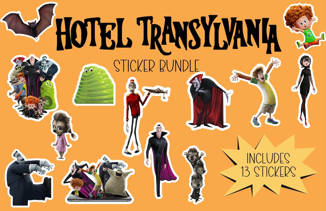 Hotel Transylvania Set of 13 Stickers Hotel Transylvania Sticker Bundle ...