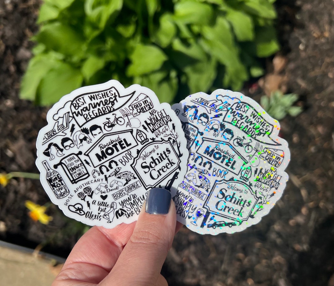 Schitts Creek Sticker Holographic or White David Rose Alexis Rose Moira ...