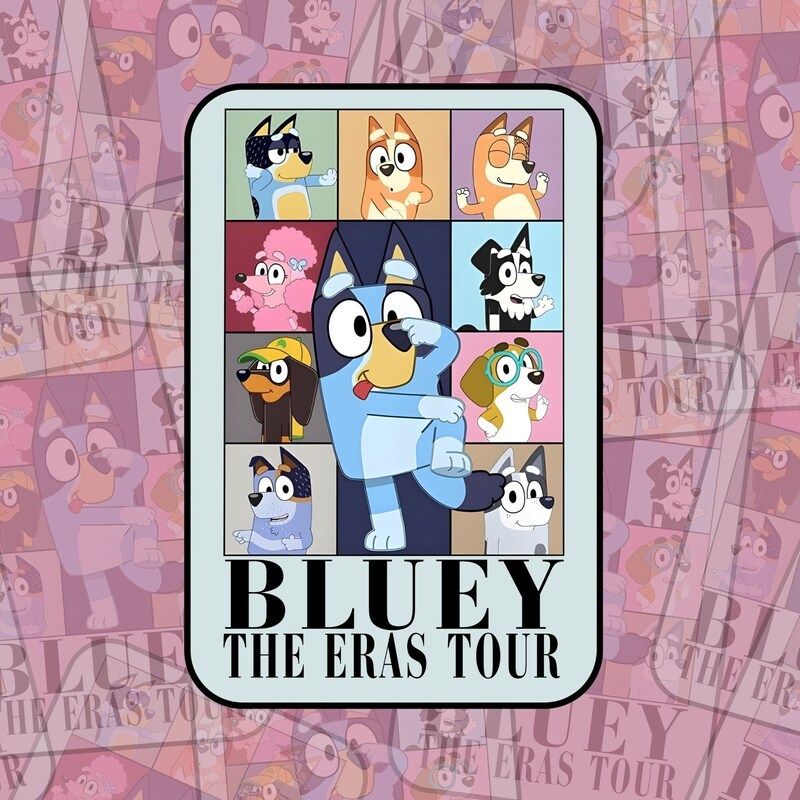 Bluey Stickers - Etsy