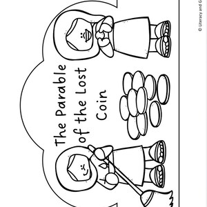 Parable of the Lost Coin Bible Lesson Activity Pack KJV - Etsy UK