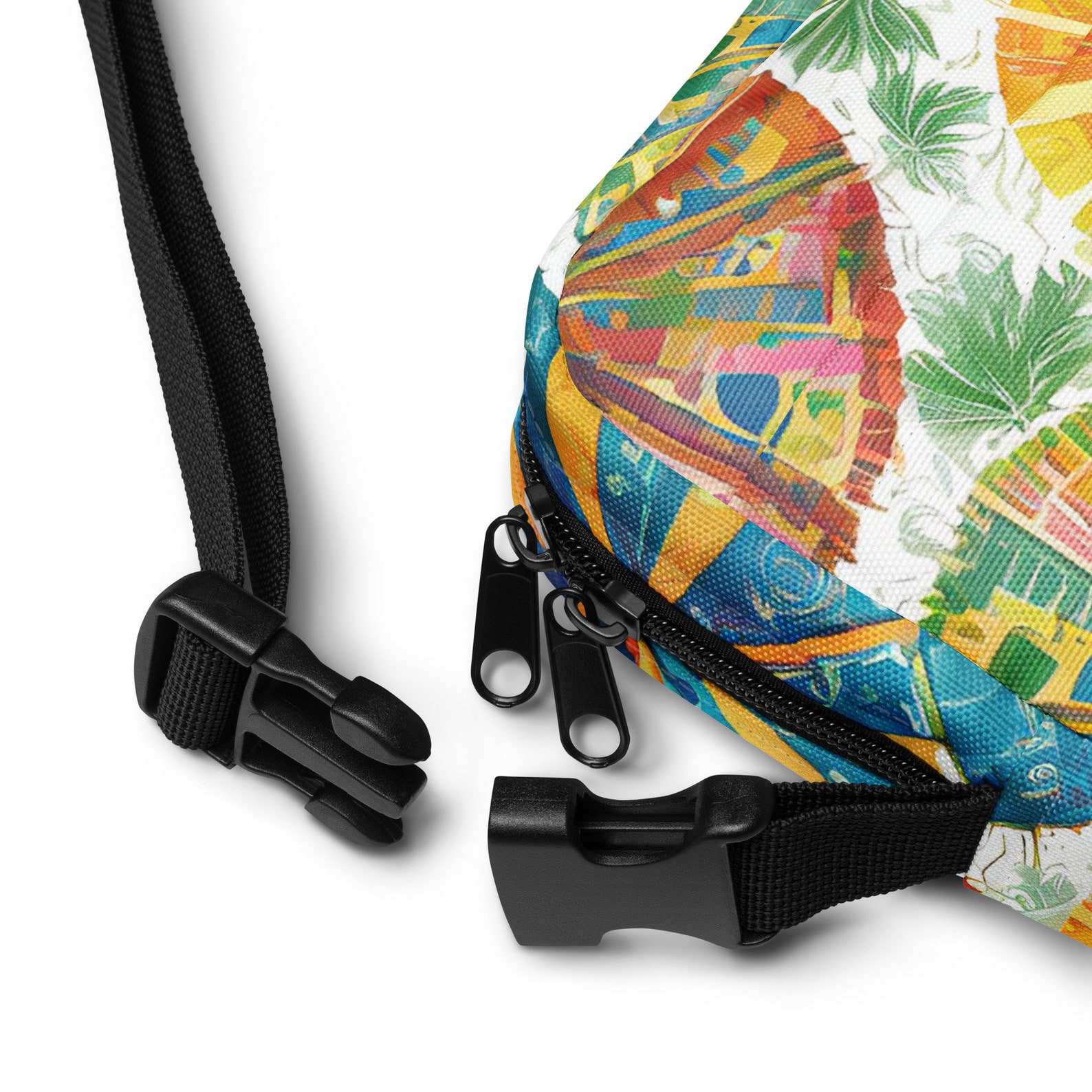 Utility Crossbody, Tiki, Bag, Minimalist Bag, Colorful, Drink Umbrellas ...