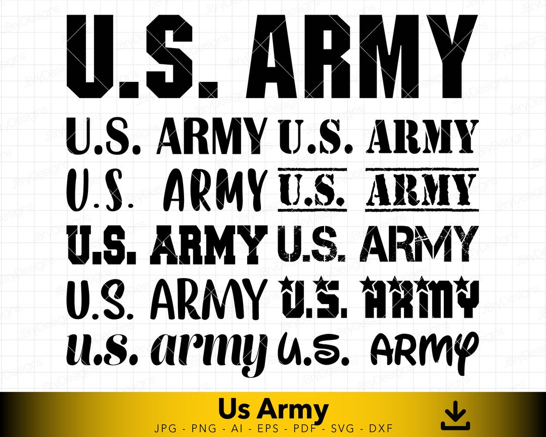 Us Army Svg, United States Svg, Us Army Dxf, Veteran Svg, Us Army ...