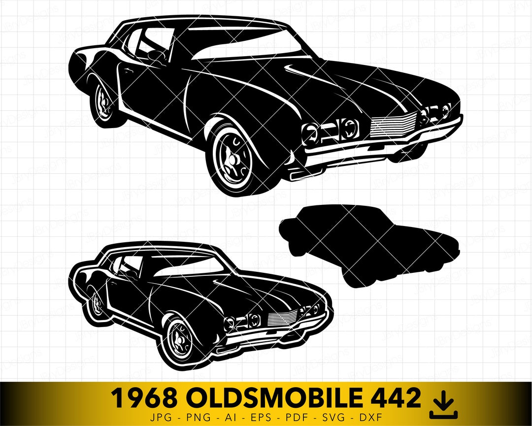 Classic Auto Svg, Vintage Car Svg, Car Silhouette, Old School Car Dxf ...