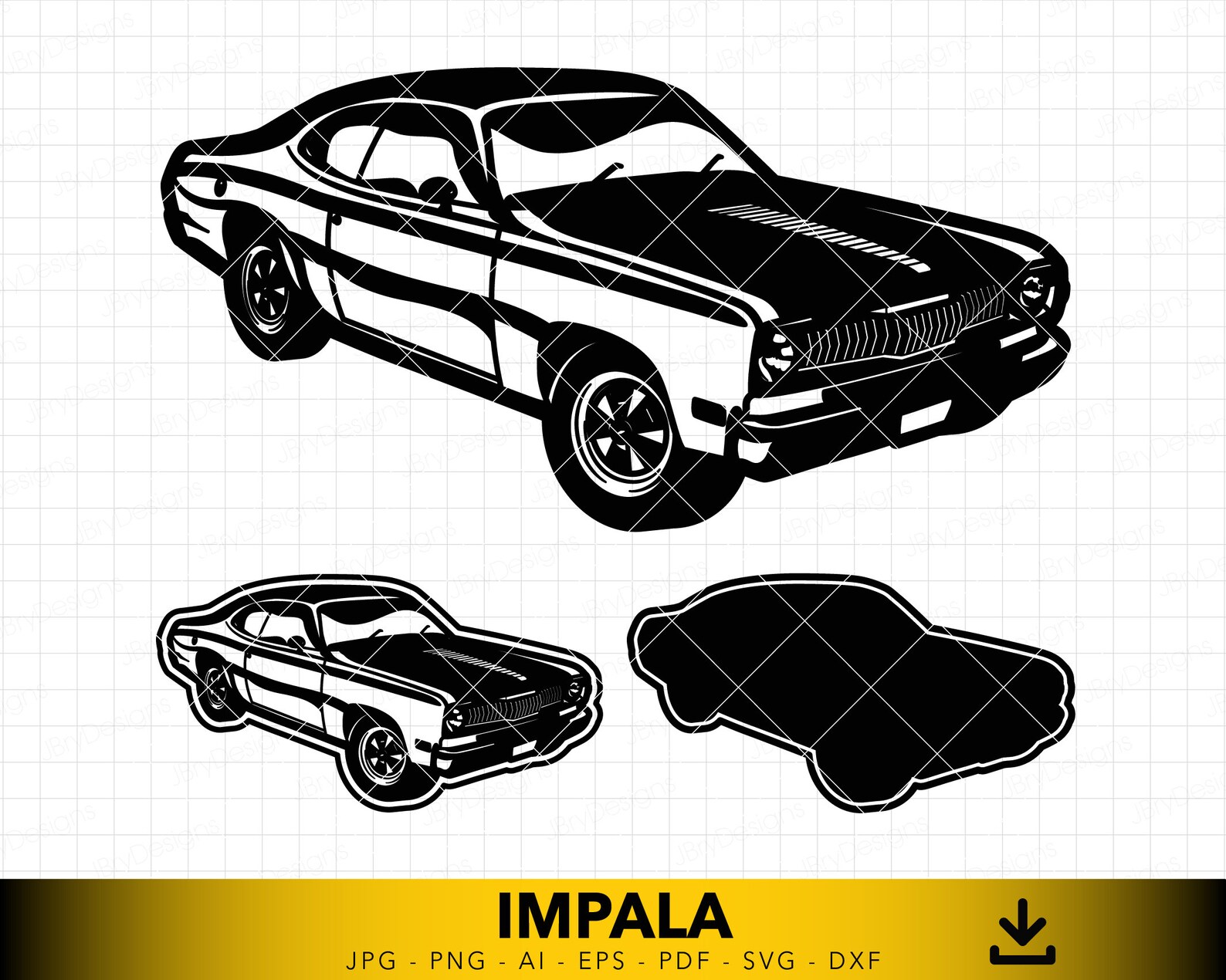 Classic Auto Svg, Vintage Car Svg, Car Silhouette, Auto Svg, Old School ...