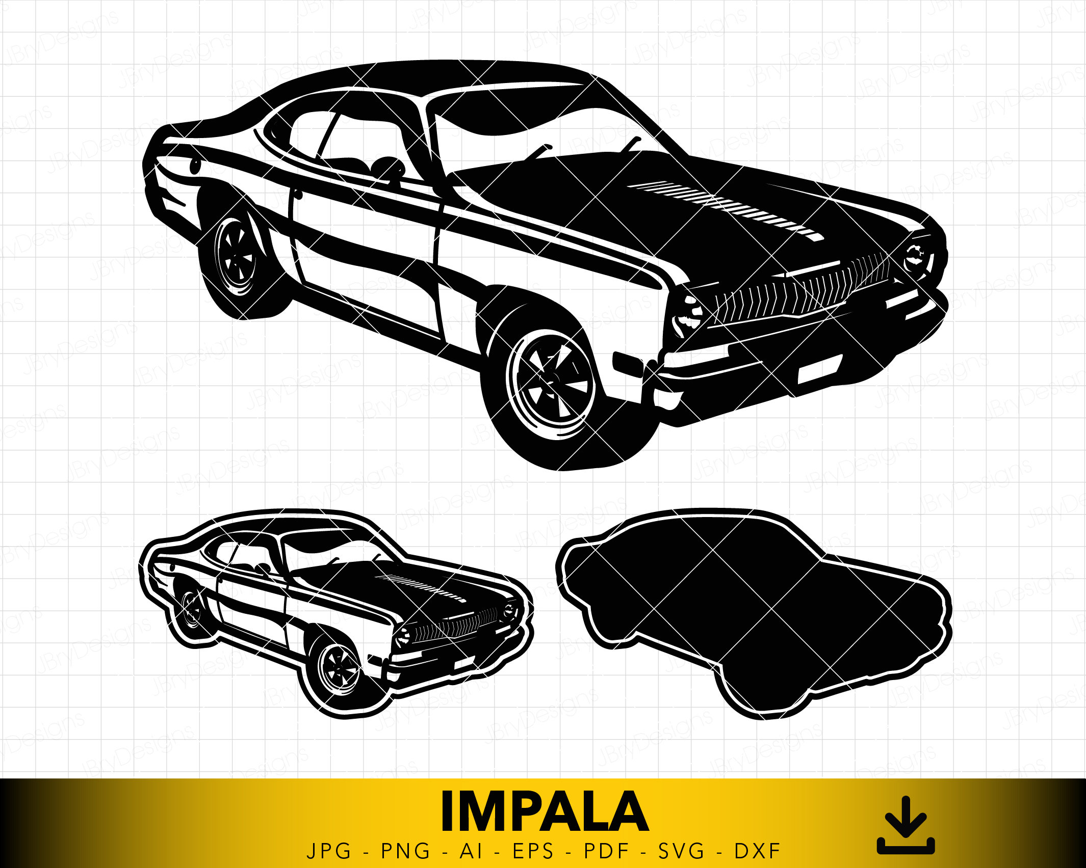 Classic Auto Svg, Vintage Car Svg, Car Silhouette, Auto Svg, Old School ...