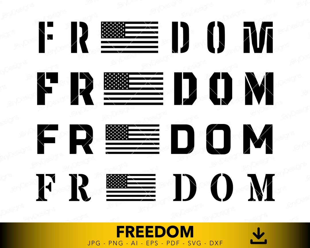 Freedom Svg, American Flag Svg, Free Country Svg, Second Amendment Svg ...