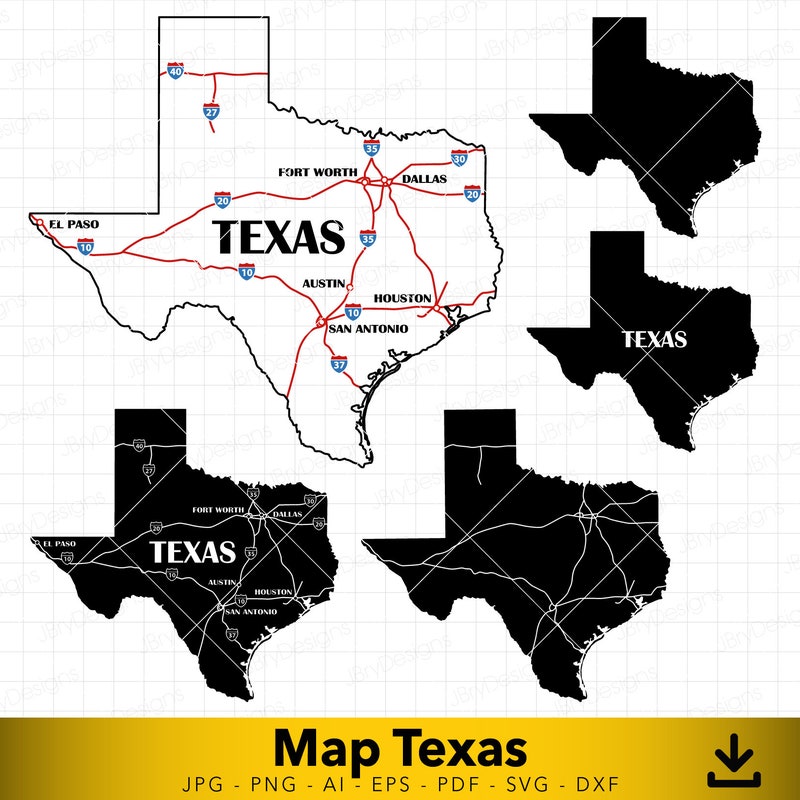 Texas Svg File - Etsy