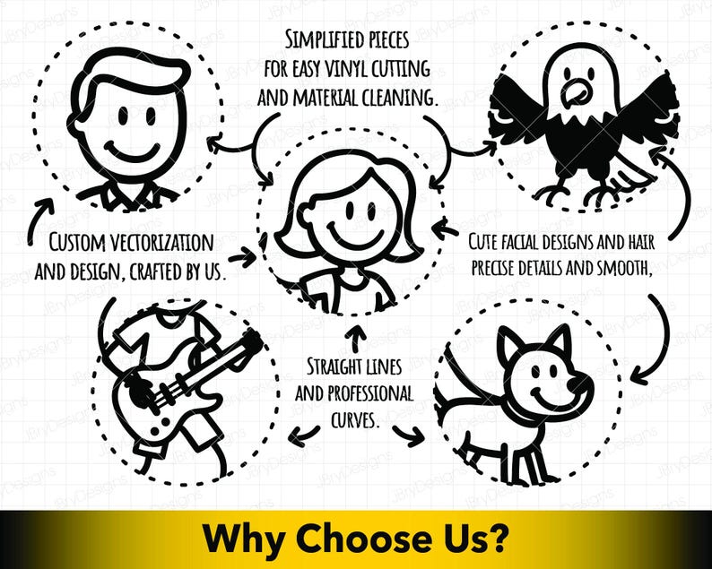 300 Stick Figure Family SVG Bundle | Full Set of Line Art People for ...