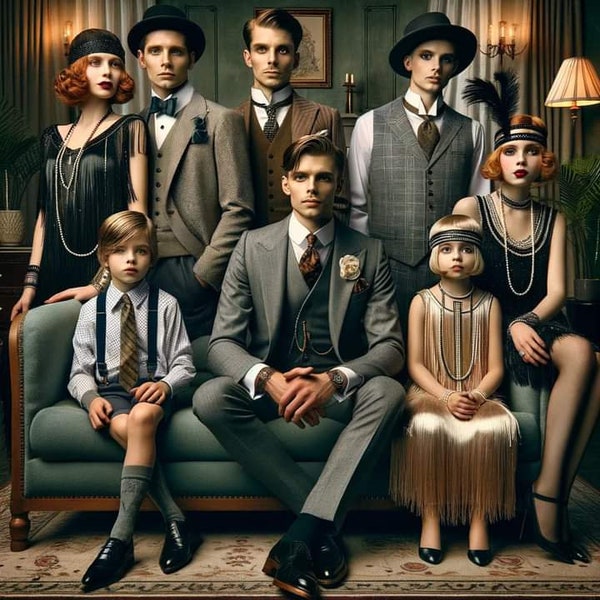 1920s Family - Etsy