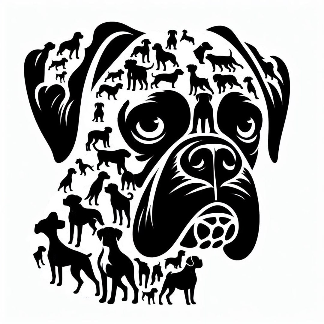 Boxer Out of Boxers Original Dogs Permanent Vinyl Decal Pets - Etsy