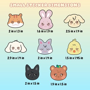 Aniteez Head Stickers Kpop Stickers Kpop Inspired Stickers Holographic ...