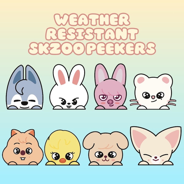 Skzoo Stickers - Etsy