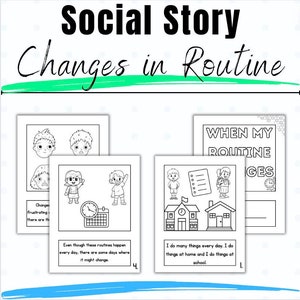 Behavior Management Social Story for Kids Student Behavior Visual ...