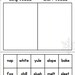 Short and Long Vowel Sort Worksheet Cut and Paste Phonics - Winter ...