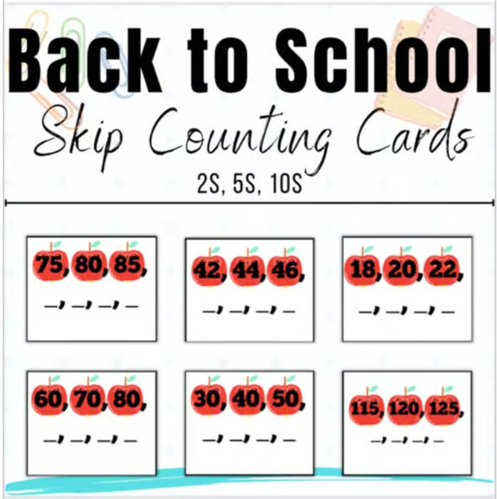 Math Worksheets First Grade Math Printable Worksheet Math Center Skip ...