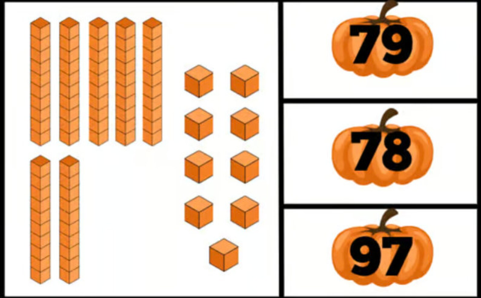Place Value Printable First Grade Math Activity Printable Kindergarten ...