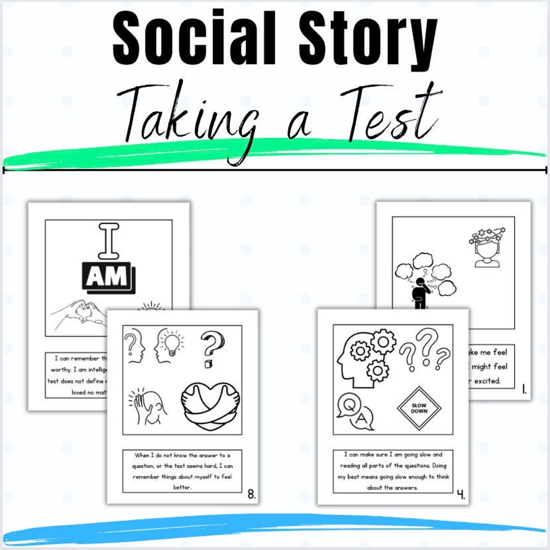 Behavior Management Social Story for Kid Student Behavior Visual ...