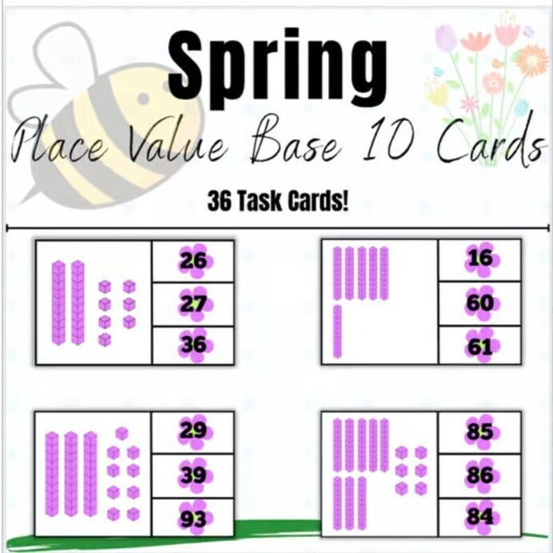 First Grade Math Place Value Printable Activity Printable Kindergarten ...