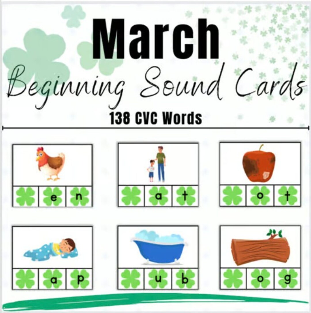Printable Phonemic Awareness Activities for First Grade Phonics ...