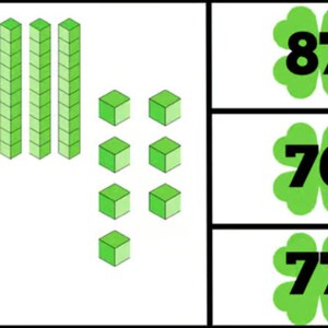 Place Value Printable First Grade Math Activity Printable Kindergarten ...