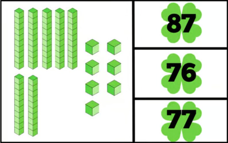 Place Value Printable First Grade Math Activity Printable Kindergarten ...