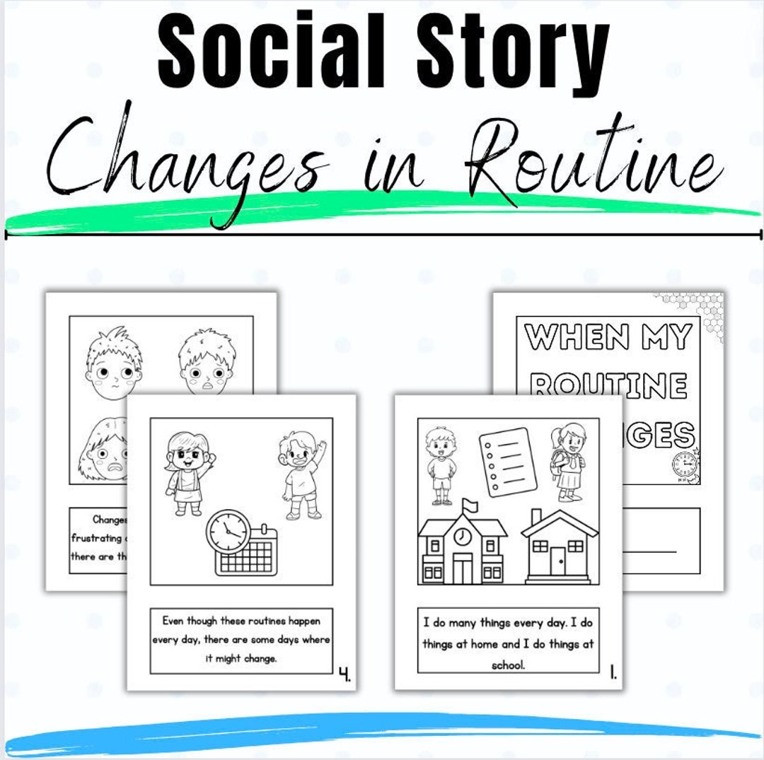 Behavior Management Social Story for Kids Student Behavior Visual ...