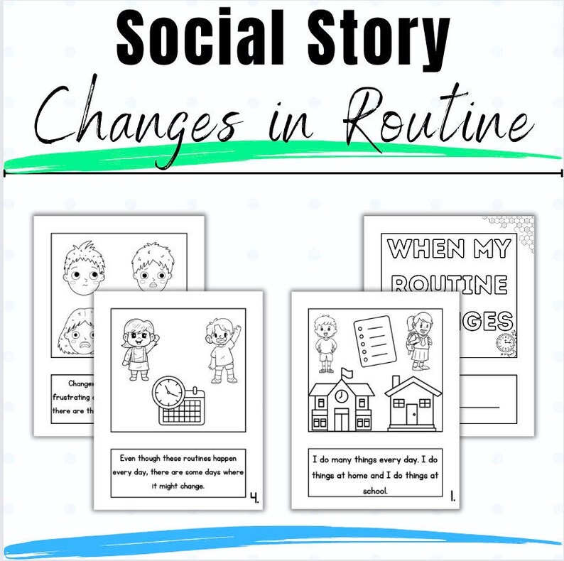 Behavior Management Social Story for Kids Student Behavior Visual ...